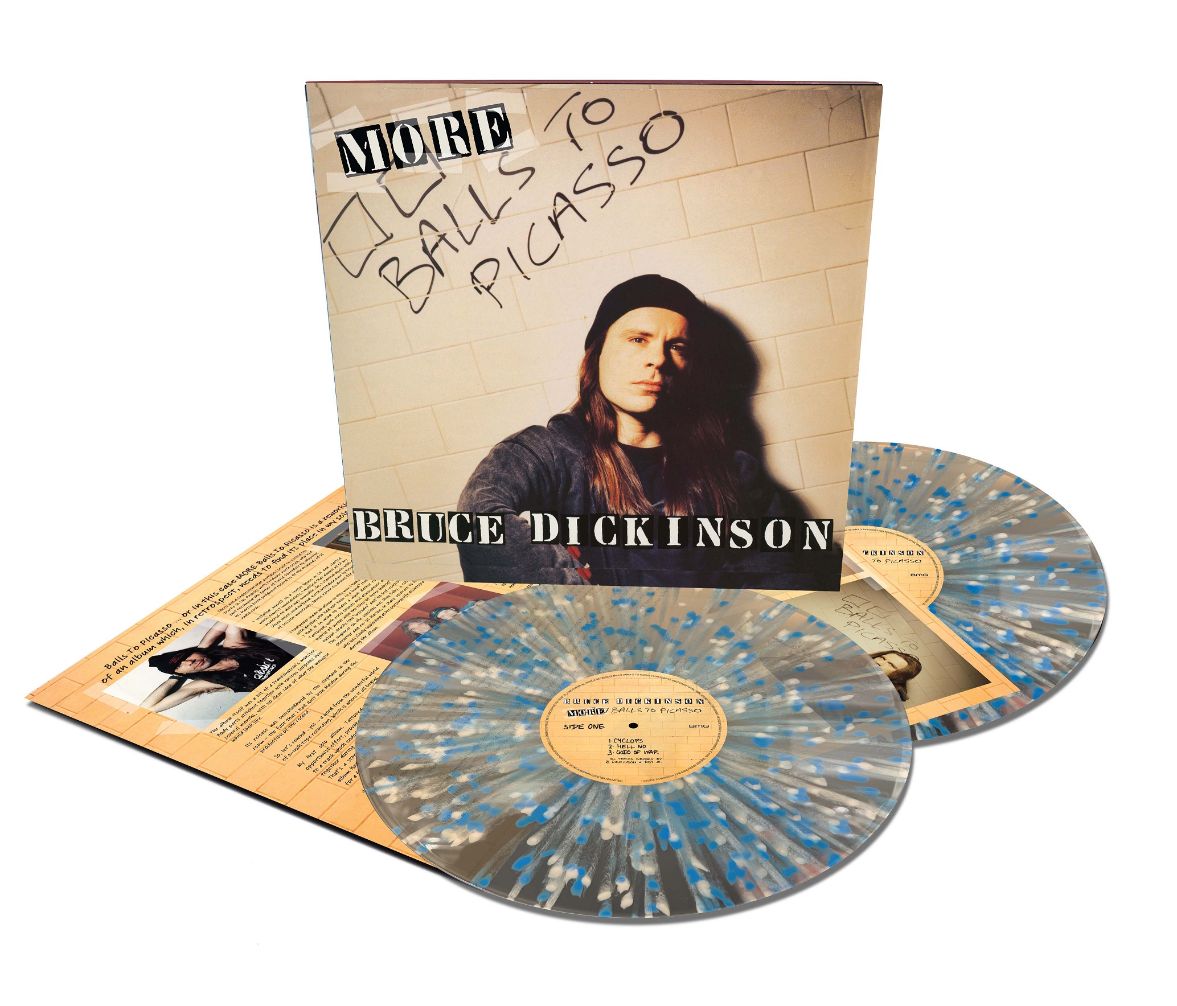 Bruce Dickinson - More Balls To Picasso - Clear White & Blue Splatter ...