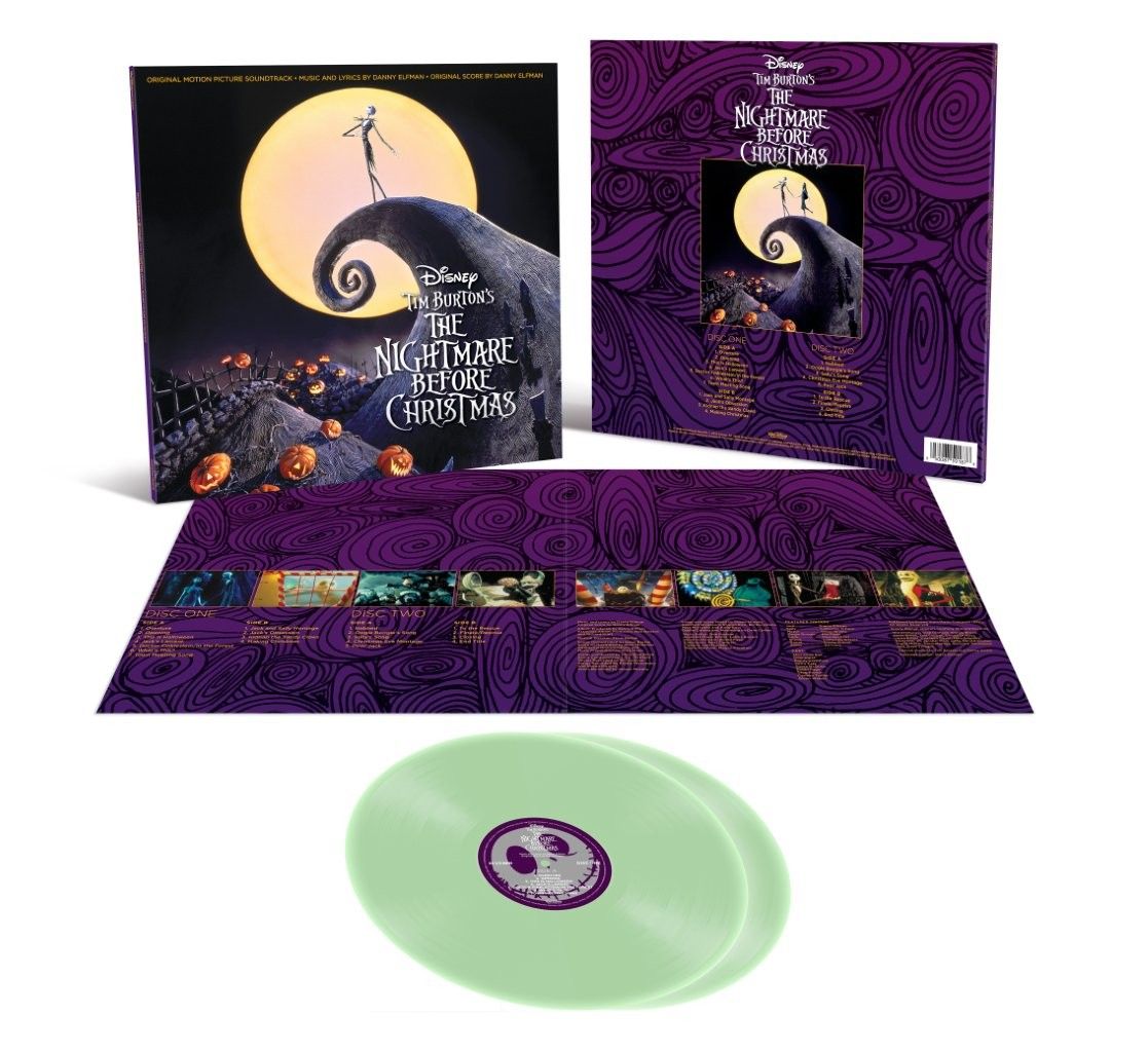 The Nightmare Before Christmas - OST - 2LP Glow In The Dark Vinyl ...
